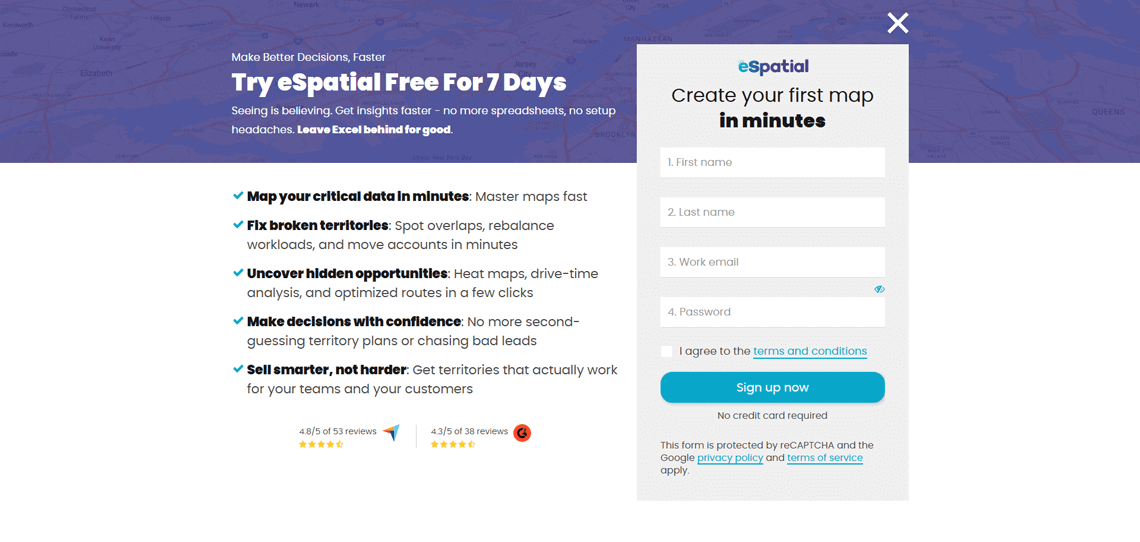 Postcode Mapping - Analyze Data and Build Territories With eSpatial