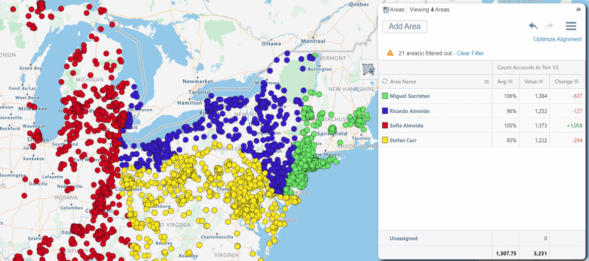 Master Sales Territories: Optimize Coverage & Performance | eSpatial