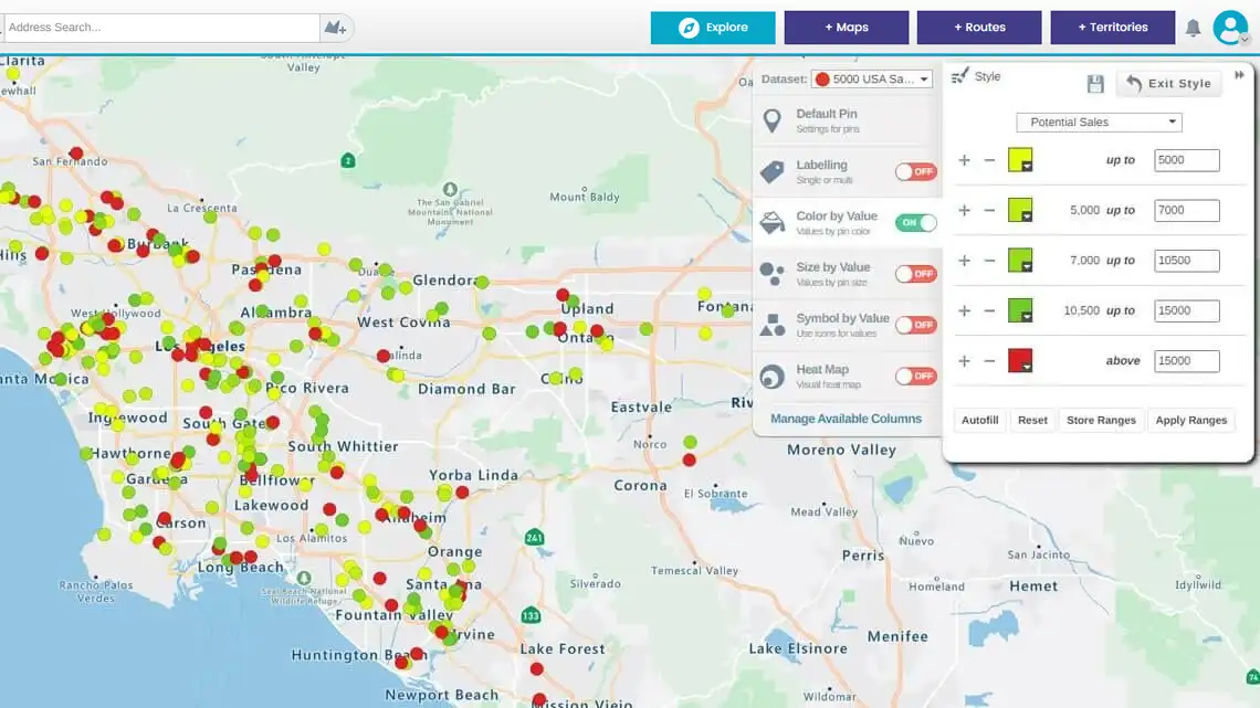 ZIP Code Heat Map Generator - eSpatial